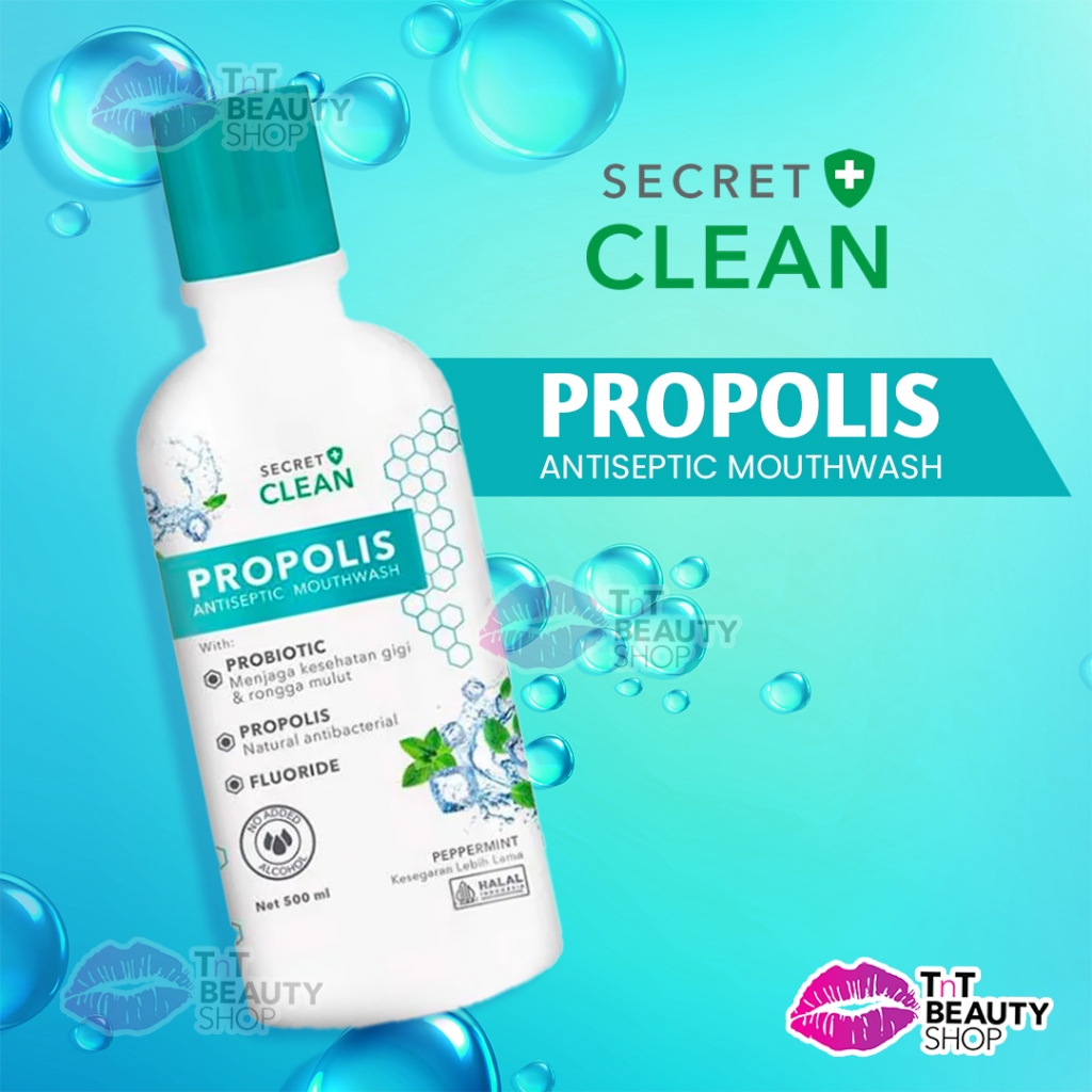 Jual Secret Clean Propolis Antiseptic Mouthwash | TnT Beauty Shop ...