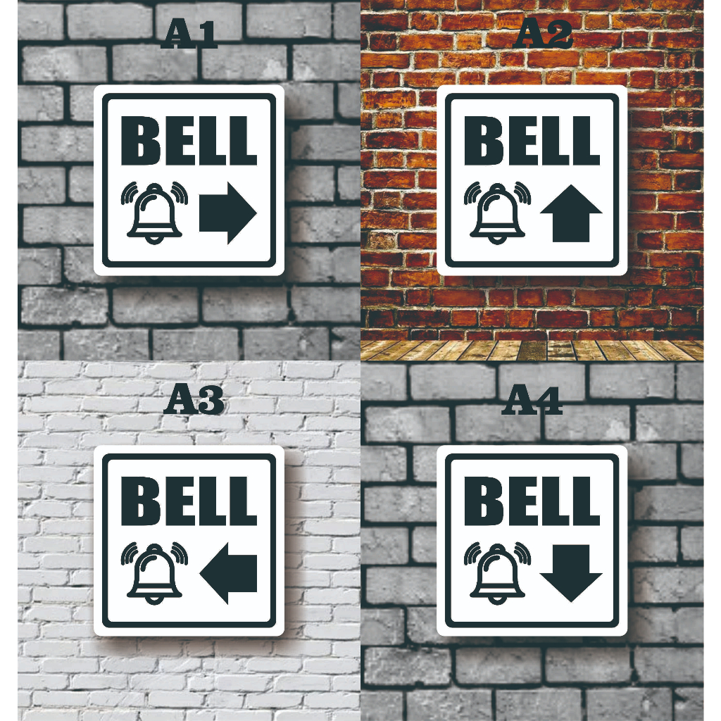 Jual PAPAN ACRYLIC TULISAN BELL PAPAN AKRILIK BEL TANDA BELL BEL RUMAH ...