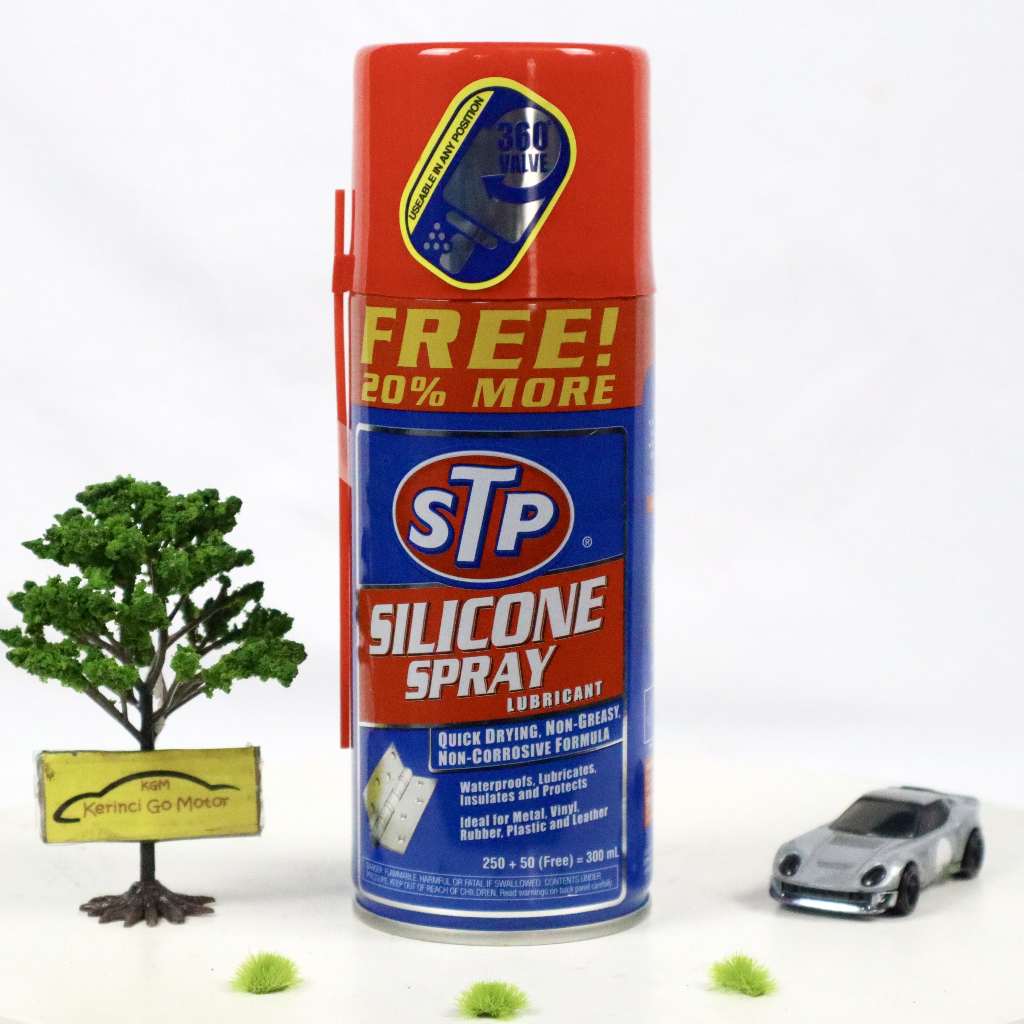 Jual STP Silicone Spray 300ml Lubricant Cairan Pelembab Pelindung Karet ...
