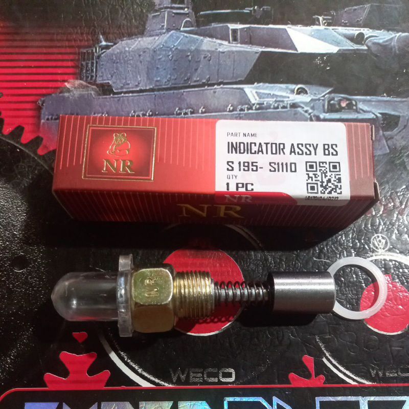 Jual INDICATOR OIL / KONTROL OLI | NR S195 - S1110 UNTUK MESIN DIESEL ...
