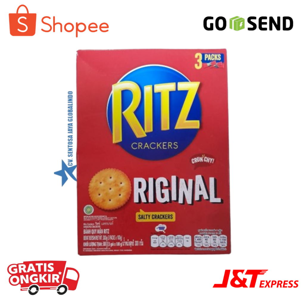 Jual Ritz Crackers Salty Crackers Original Crunchy! - Ritz Krekers Box ...