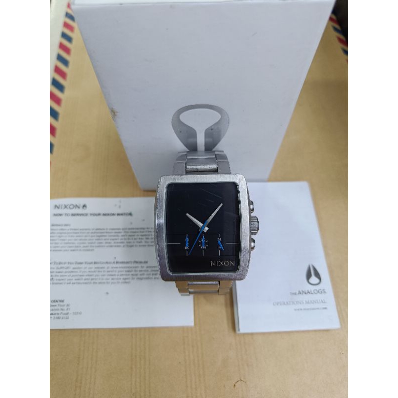 Jual jam pria Nixon the axis ori bekas pakai bagus normal semua fullset ...