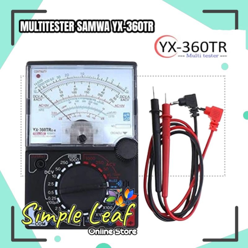Jual Multitester Manual SAMWA YX-360TR Avometer Pengukur Arus Listrik ...