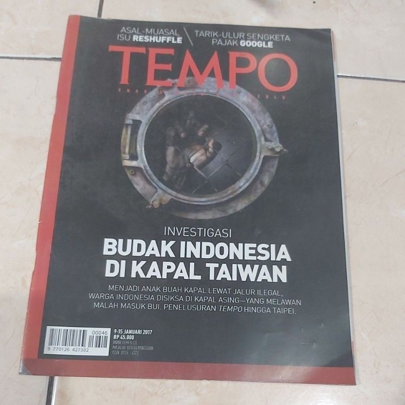 Jual Majalah Tempo Terbaru Budak Indonesia Di Kapal Taiwan | Shopee ...