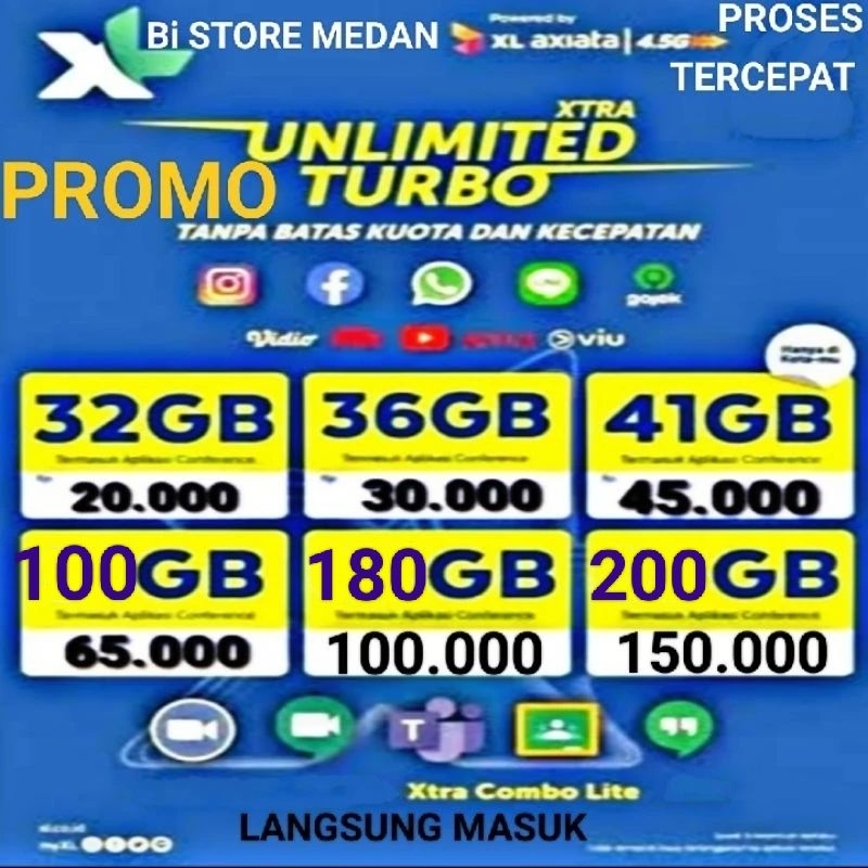 Jual PAKET DATA XL XTRA COMBO/JUMBO/COMBO VIP/COMBO FLEX PLUS/COMBO ...
