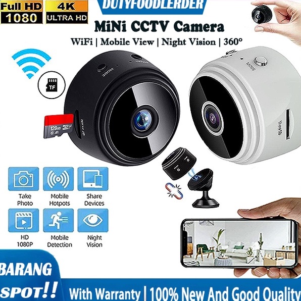Jual TERBUKTI Wireless Kamera Mini CCTV A9 Mini Camera Wifi HD 18P IP ...