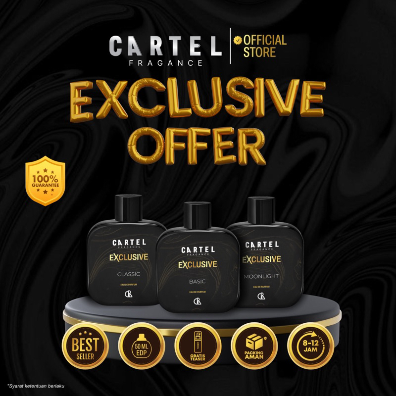 Jual (MOONLIGHT) EDP Parfum Exclusive Cartel Fragrance 50 ml | Shopee ...