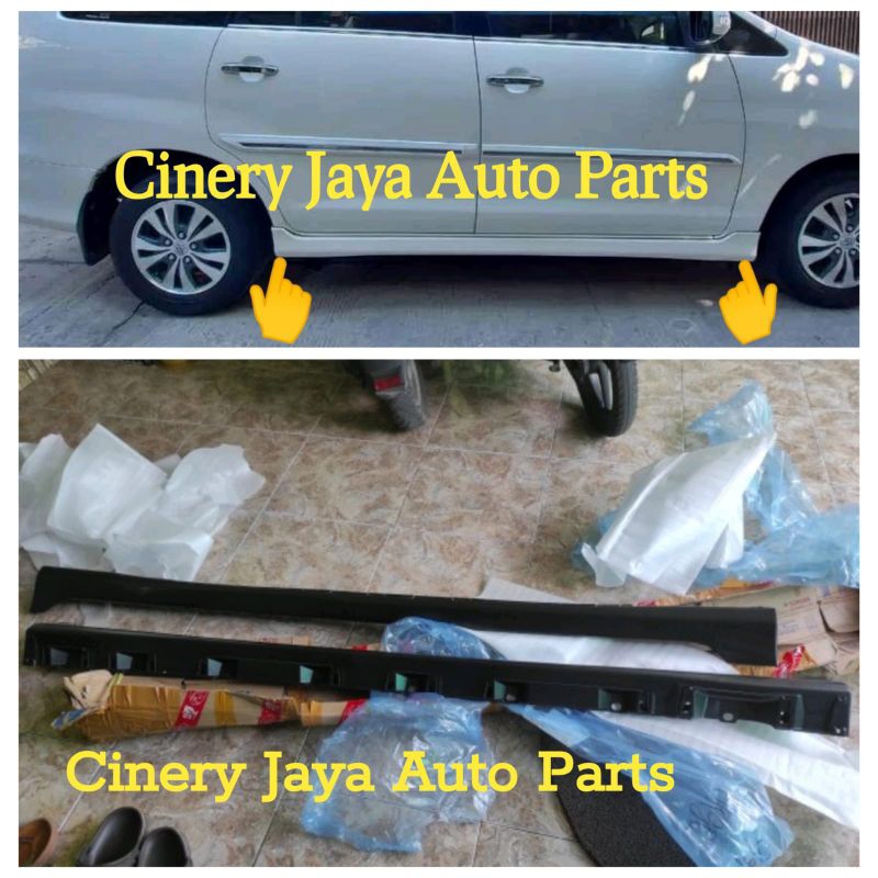 Jual SIDE SKIRT Trisplang SIDESKIRT Body Kit BODYKIT Innova V Original ...