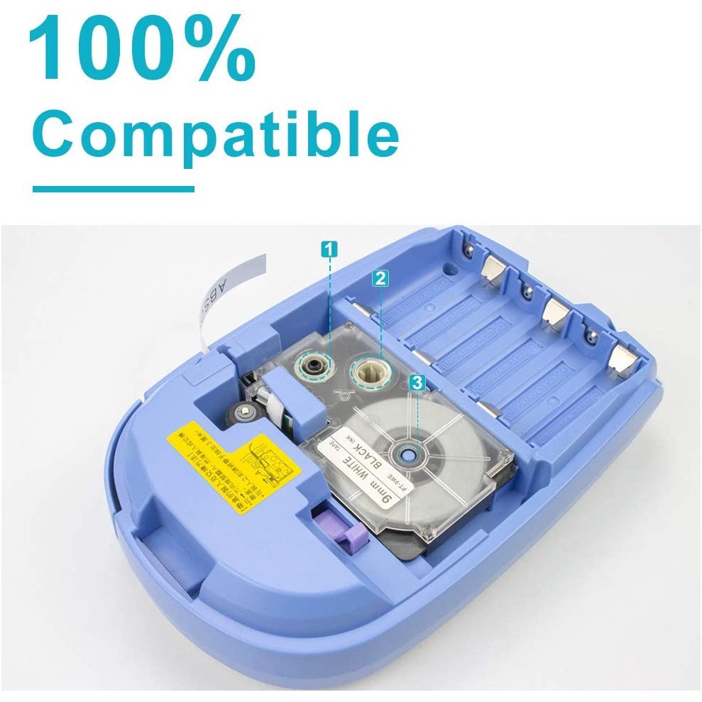 Jual Tinta Label it 9mm 12mm 18mm Compatible Casio EZ Label Tape XR ...