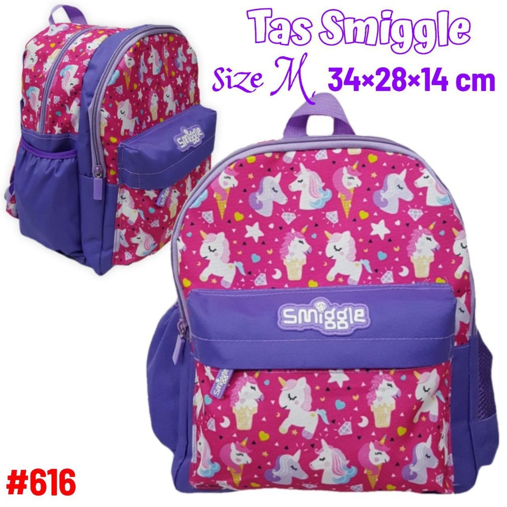 Jual Tas Smiggle Anak Ransel Unicorn / Tas Ransel Smiggle Anak TK / Tas ...