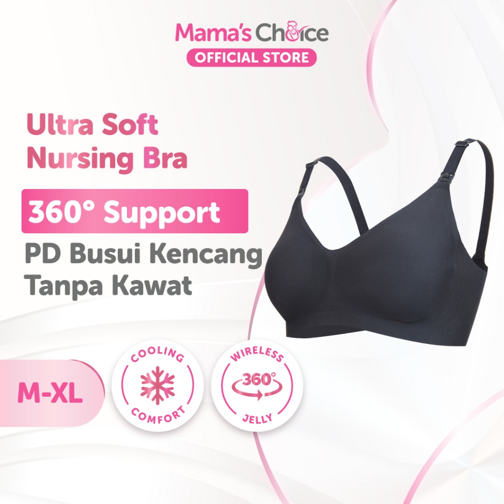 Jual Bra Menyusui Tanpa Kawat Ultra Soft Nursing Bra Mamas Choice