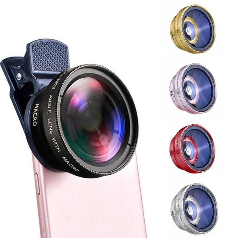 Jual Lensa Super Wide Angle 2 In 1 Lensa Pembesar Camera Smartphone 12 ...