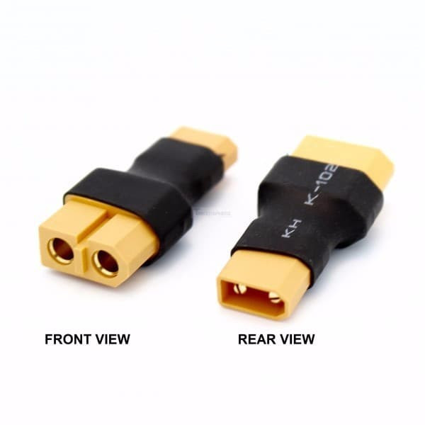 Jual XT30 MALE TO XT60 FEMALE WO/ WIRE CONVERSION CONNECTOR | Shopee Indonesia