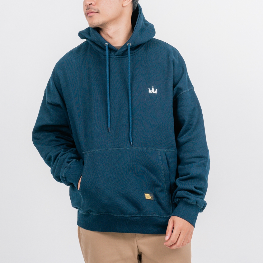Jual Screamous Sweater Pria Pullover Hoodie OVERSIZED CROWN LOGO NAVY ...