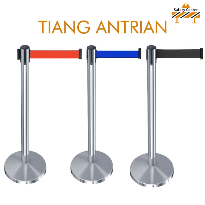 Jual Tiang Antrian / Queue Line Separator Stainless | Shopee Indonesia