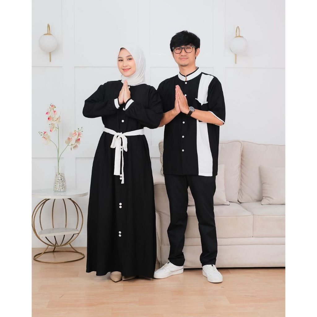 Jual Samiwa Couple Set Pasangan Gamis 2024 | Baju Couple Pasangan Dress ...
