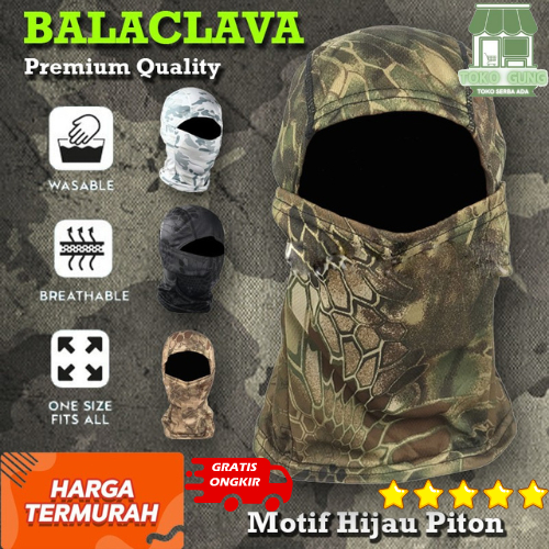 Jual Balaclava Masker Full Face Sarung Kepala Adem Sepeda Motor Motif ...