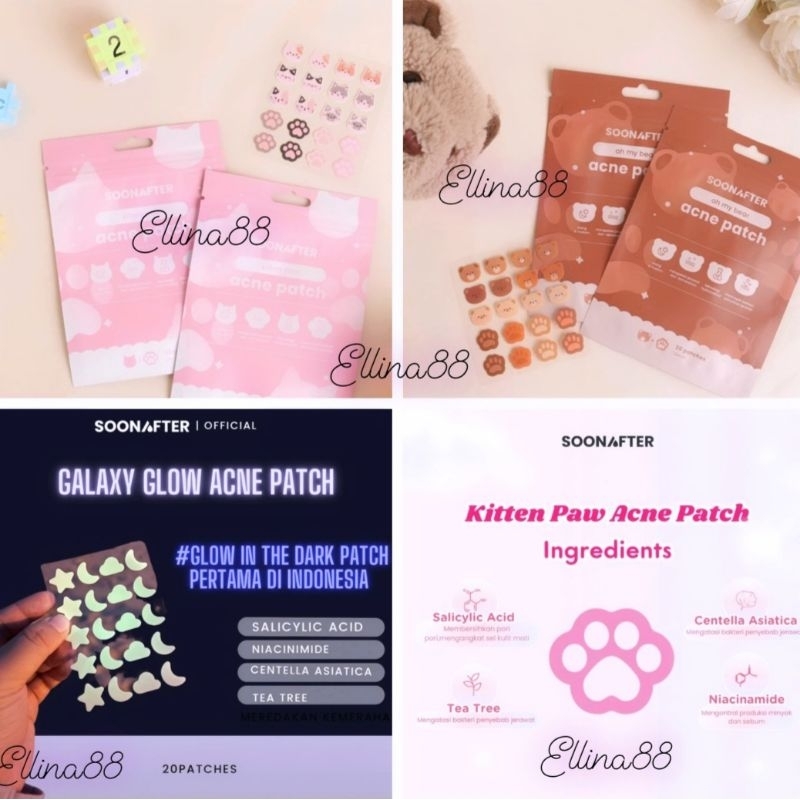 Jual soonafter acne patch lucu isi 20patch | Shopee Indonesia