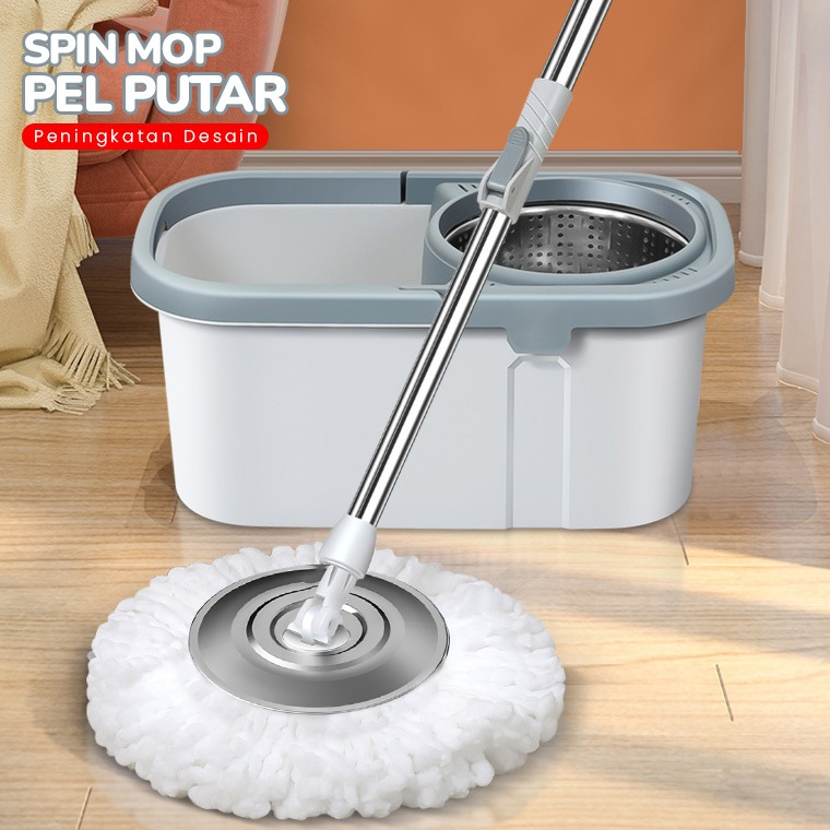 Jual PROMO!! COD - Alat Pel Lantai Ember 2 in 1 Putar Peras Otomatis ...