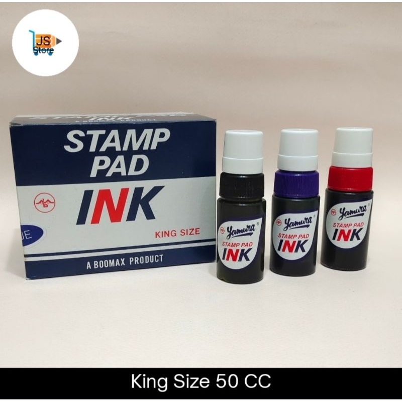 Jual Tinta stempel / Stamp ink Yamura King Size 50 cc | Shopee Indonesia