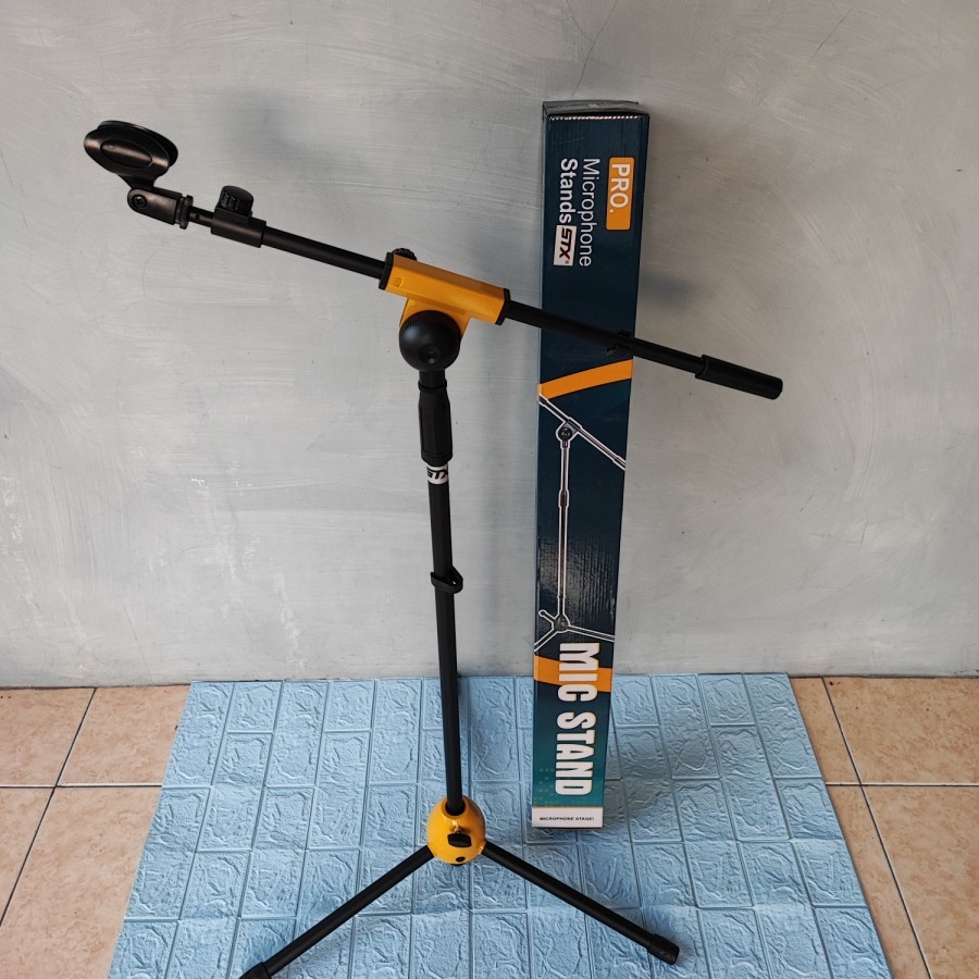 Jual Stand Cagak Mic Panjang STX Mik Full Besi Tripod Stand Microphone Besi | Shopee Indonesia