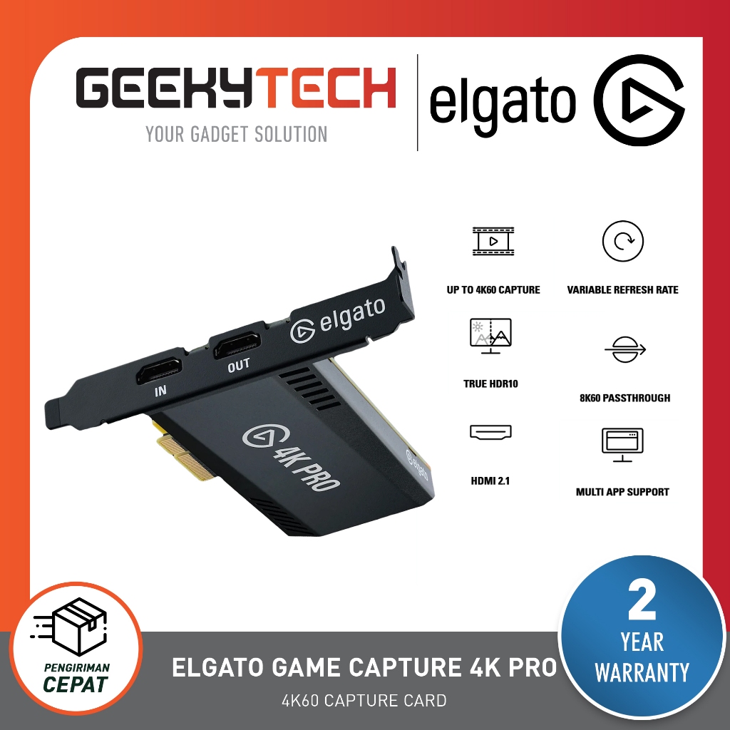 Jual Elgato 4K PRO Game Capture PCIe Card - Garansi Resmi 2 Tahun ...