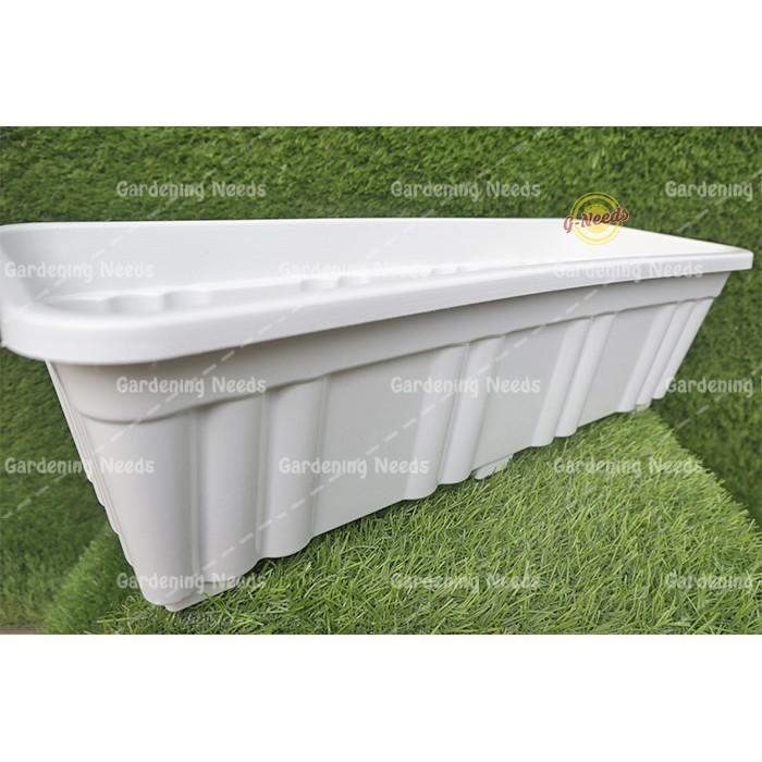 Jual POT MERANTI PUTIH/ pot panjang 50cm / Pot Panjang Pot Bunga ...