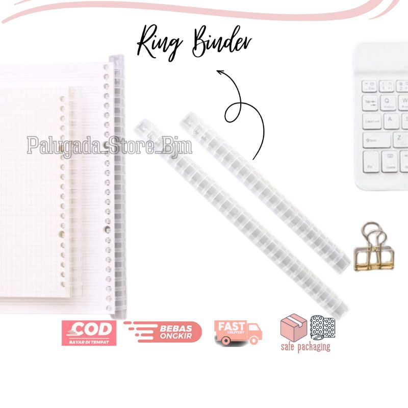 Jual Ring Binder Notebook Binding Ring Loose Leaf Ring Panjang DIY ...