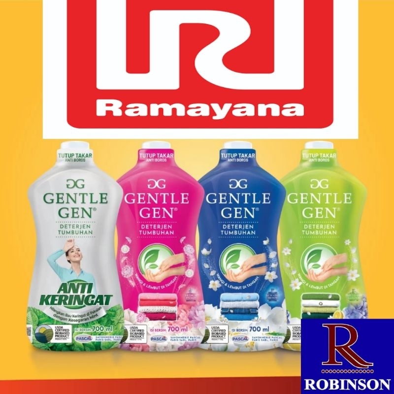 Jual GENTLE GEN DETERGEN TUMBUHAN BOTOL 700 ML ALL VARIANT | Shopee ...
