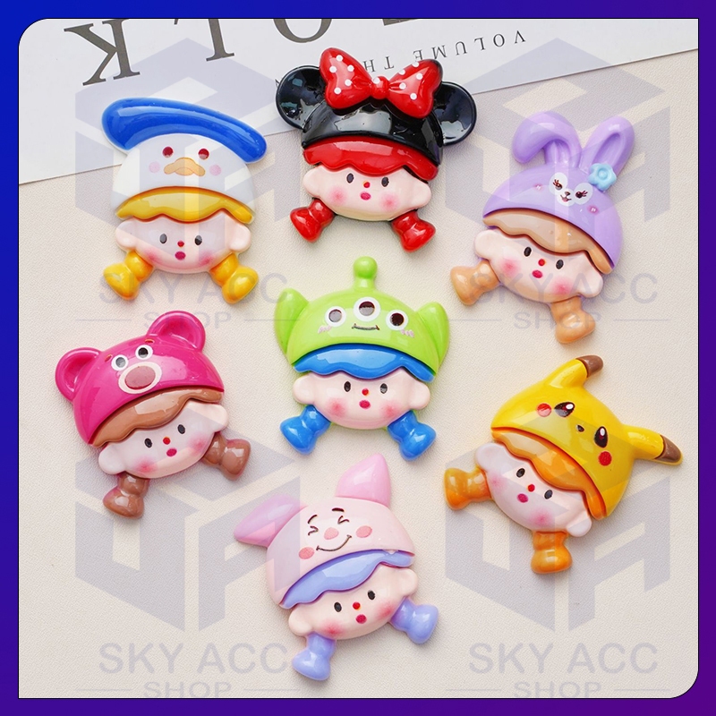 Jual Miniatur Mainan Karakter Lucu | Resin Clay | Big Series| Unik Poll ...