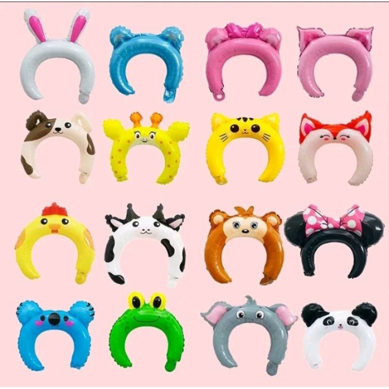Jual Bando Balon Karakter Binatang Bando Balon Foil | Shopee Indonesia