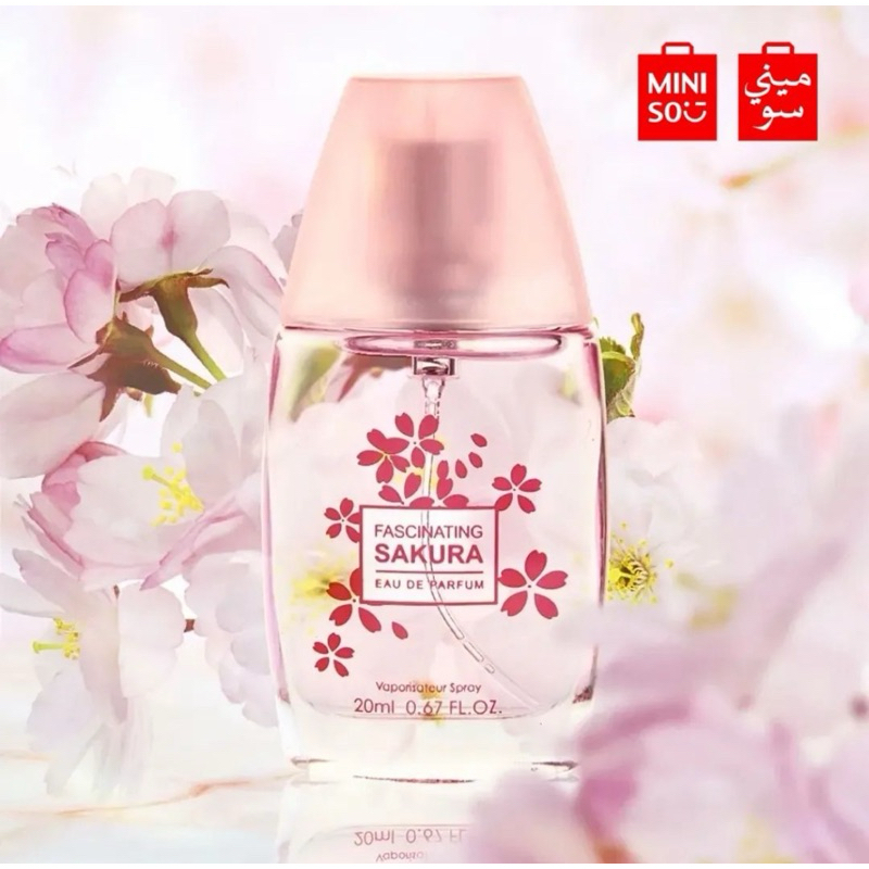 Jual Perfume miniso | SAKURA 20ml | Shopee Indonesia