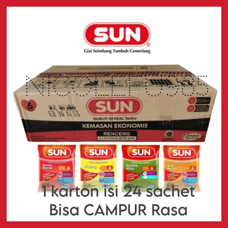 Jual SUN EKONOMIS 1 Karton / PROMINA Bubur Tim Daging Brokoli 1 karton ...