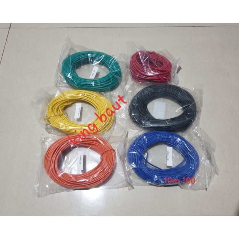 Jual Kabel Listrik Motor (10 Meter) (warna polos) | Shopee Indonesia