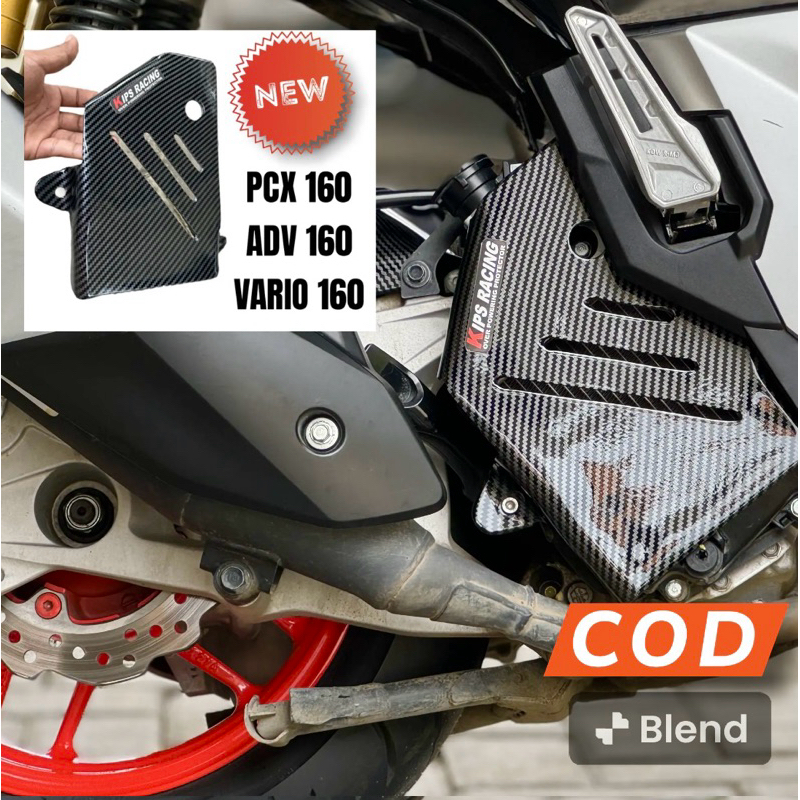 Jual tutup radiator pcx 160 carbon tutup radiator stylo carbon vario ...