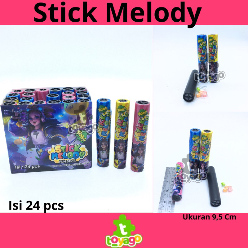 Jual Permen stick melody isi 24 pcs grosir murah (Stick melody Toyago ...