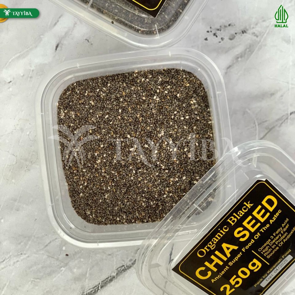 Jual Chia Seed Chiaseed Organic Black Premium Original Untuk Diet 250 ...