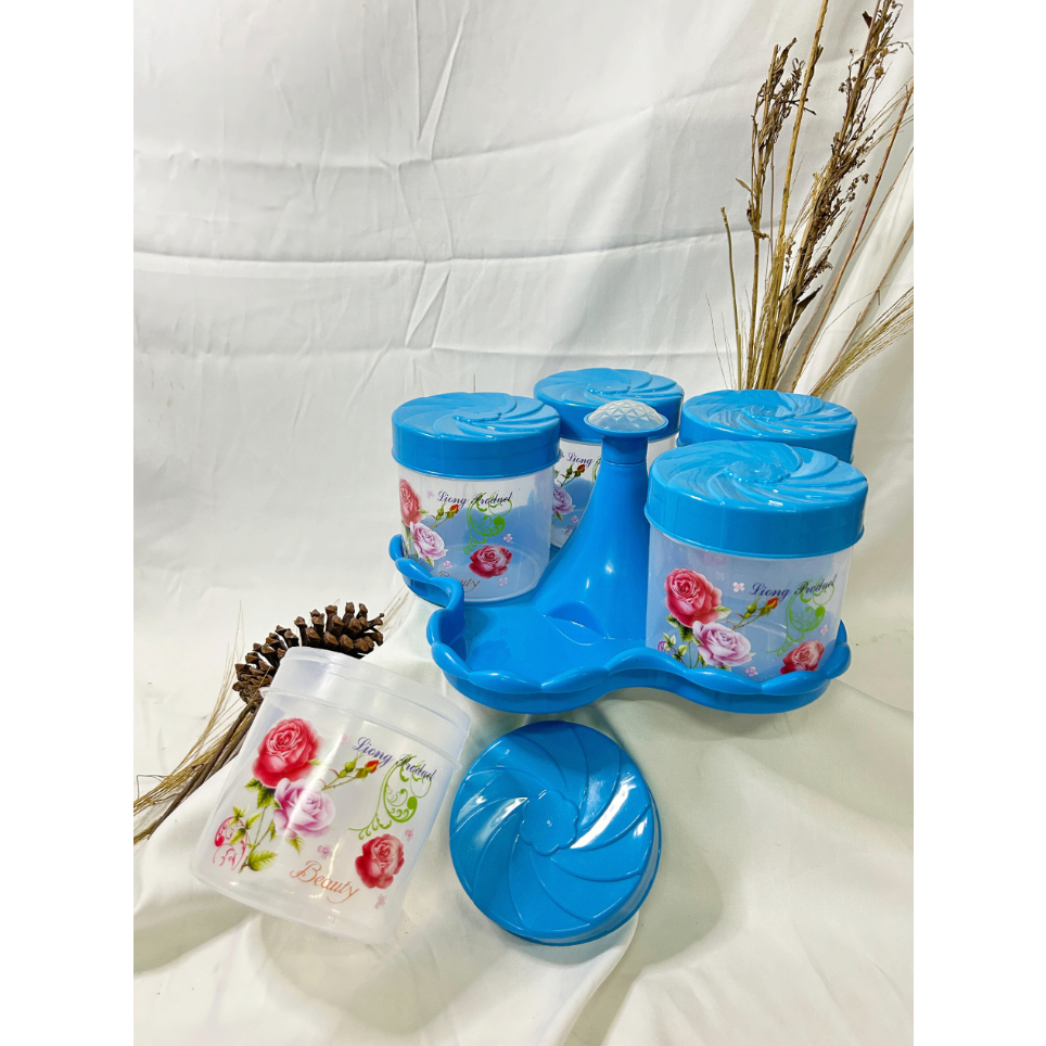 Jual TATAAN + TOPLES ALASKA / NAMPAN BENTUK BUNGA ( 5 IN 1 ) | Shopee ...