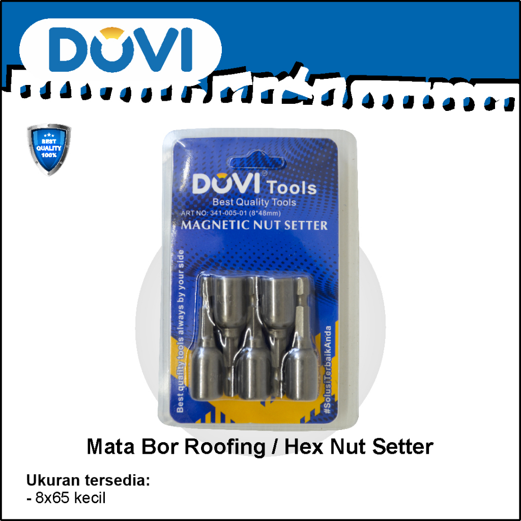 Jual Mata Bor Roofing / Magnetic Hex Nut Kecil / 8x65mm | Shopee Indonesia