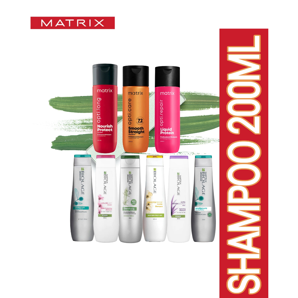 Jual Matrix Biolage Shampoo 200ml || Opti.long || Opti.Care || Repair Inside || fiberstrong ...