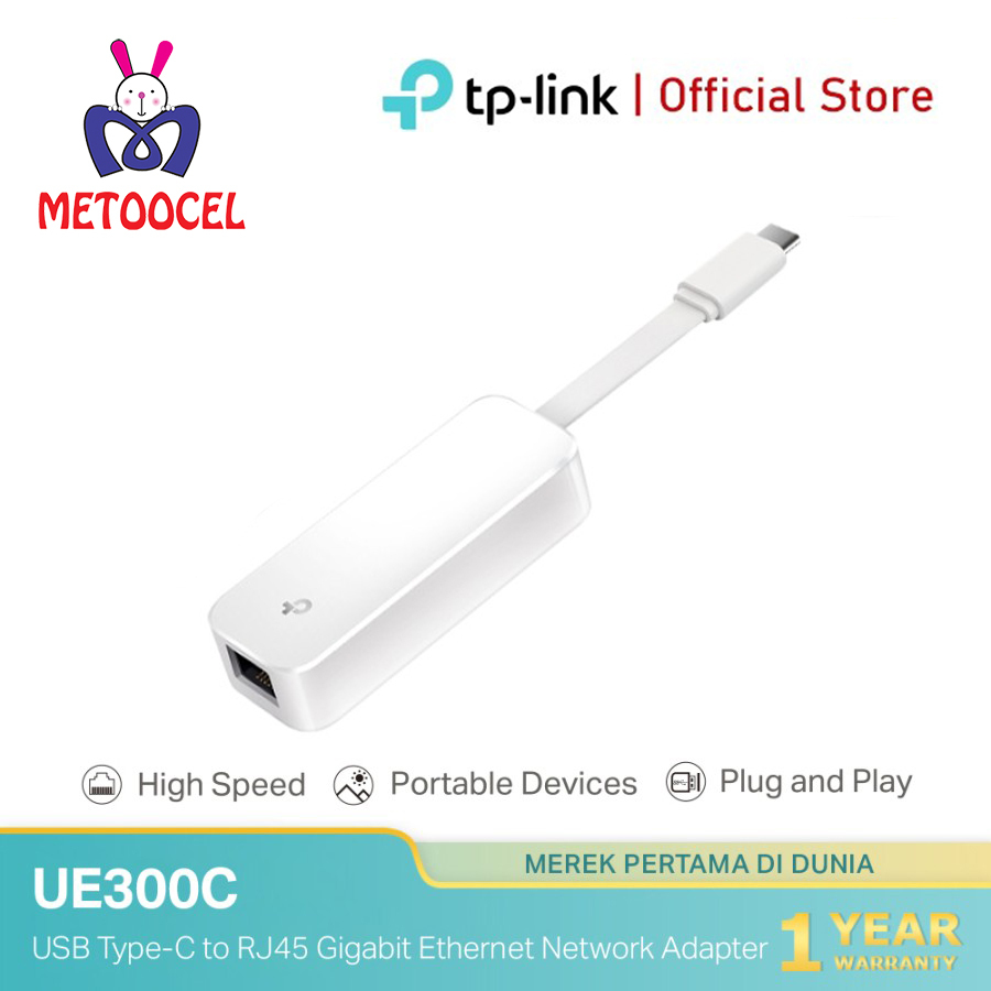 Jual TP-LINK UE300C USB Type-C to RJ45 Gigabit Ethernet Network Adapter ...