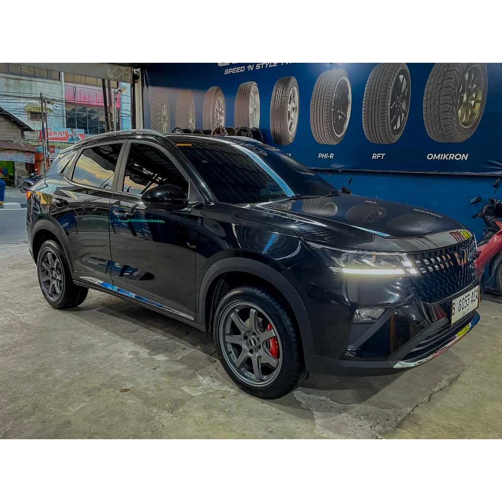 Jual VELG MOBIL WULING ALVEZ R18 HSR BOROKO TJH GREY RING18 LEBAR 8 ...