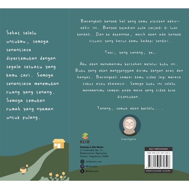 Jual Buku Tenang: A Book That Can Hold You Tight | Cklik Media | Shopee ...