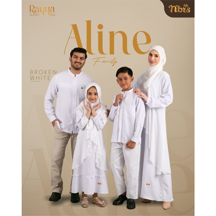 Jual ALINE BROKEN WHITE - RAYYA SERIES NIBRAS 2024 | Shopee Indonesia