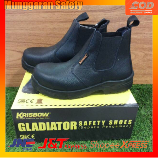 Jual Sepatu Safety Krisbow Gladiator 6Inch - Safety Shoes Krisbow ...