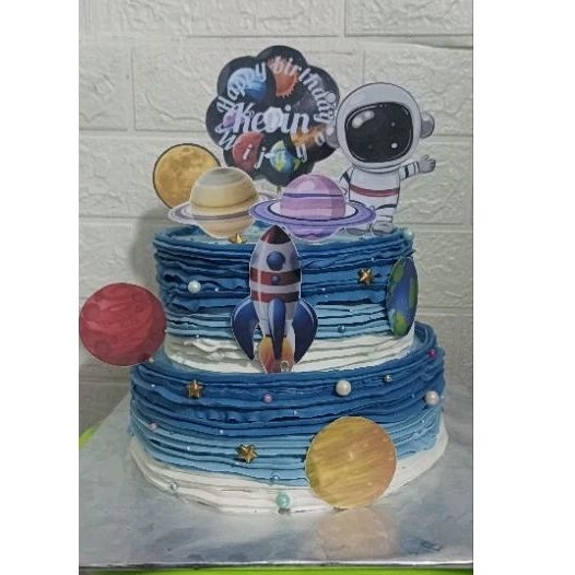 Jual KUE ULANG TAHUN LUAR ANGKASA / MISSION SPACE CAKE | Shopee Indonesia