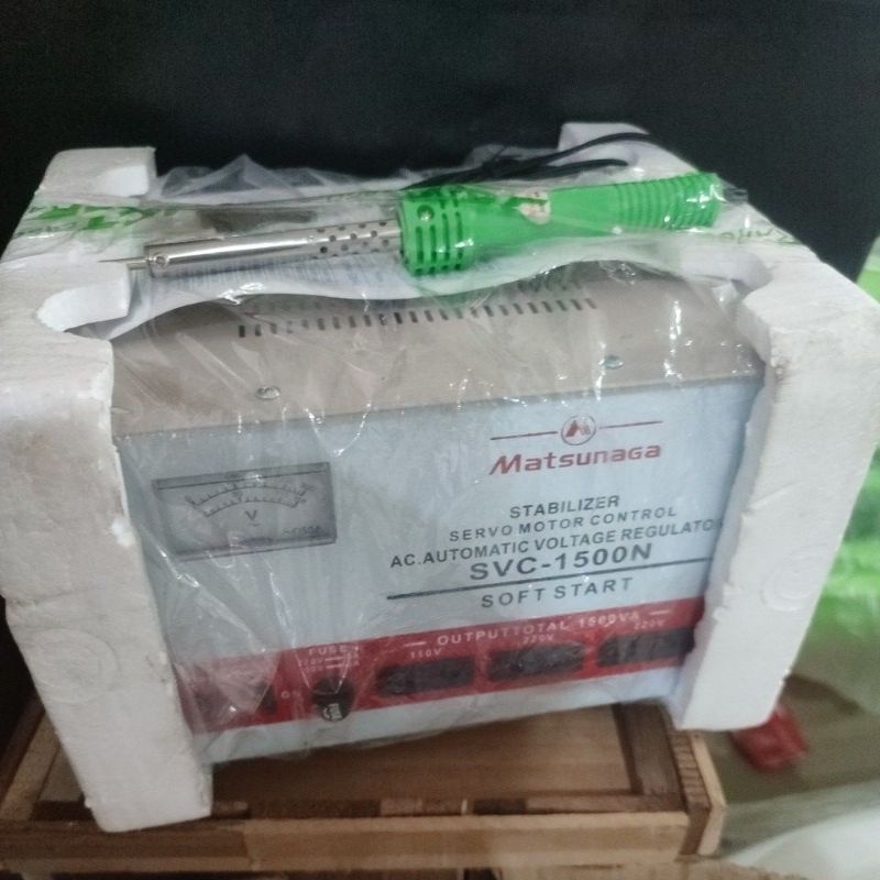 Jual Stavolt SVC 1500W MATSUNAGA / STABILIZER 1500 MTS / STAVOL 1500 WATT | Shopee Indonesia