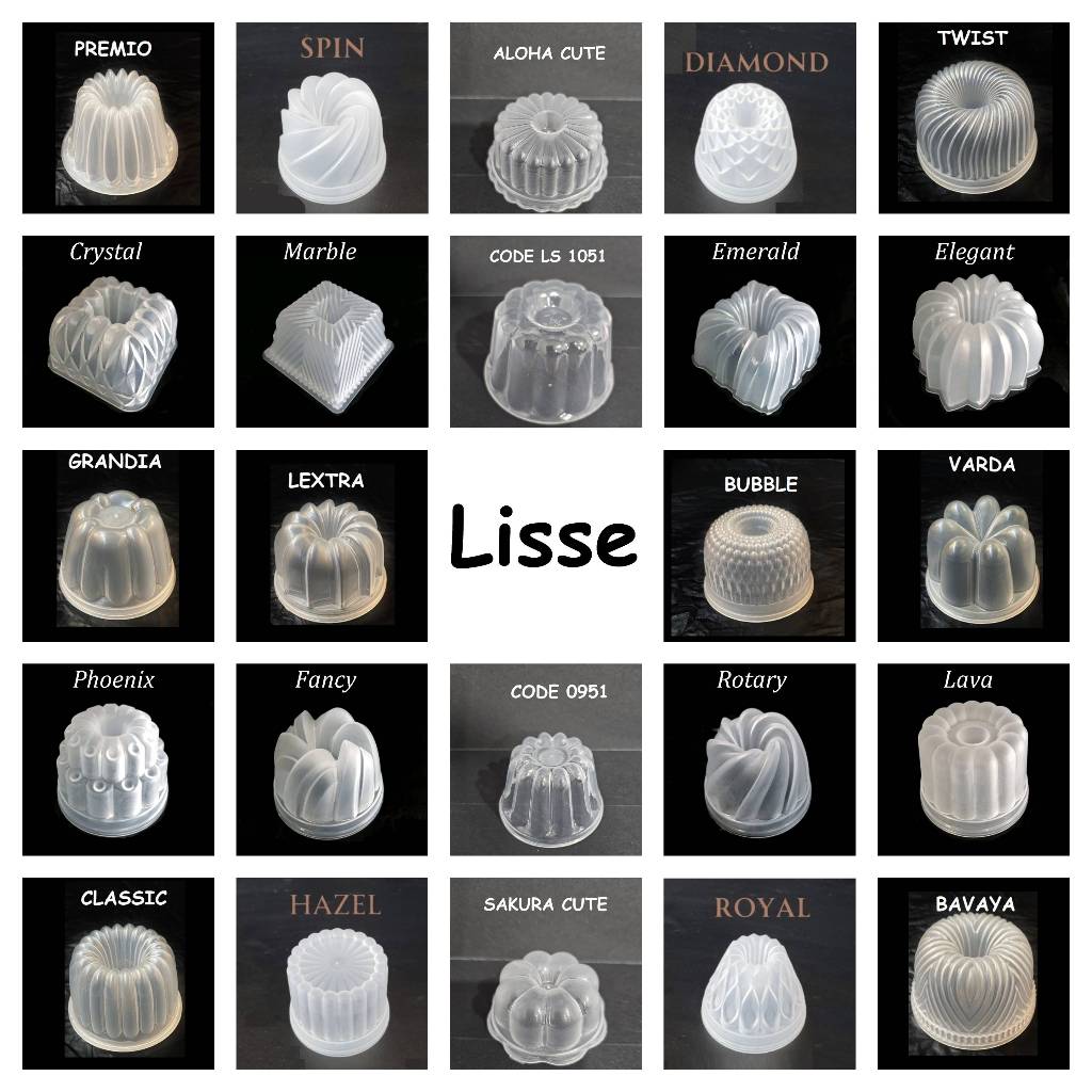 Jual Cetakan Puding Mini Coklat Agar Agar Jelly Loyang Kue Cake Puding ...