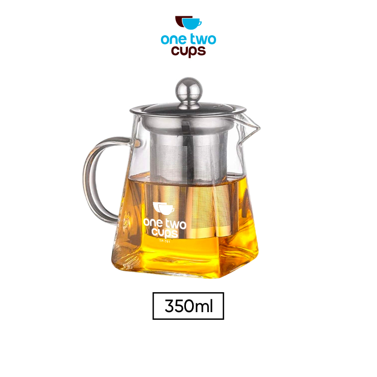 Jual One Two Cups Teko Pitcher Teh Chinese Teapot Maker Glass 350ml | Shopee Indonesia