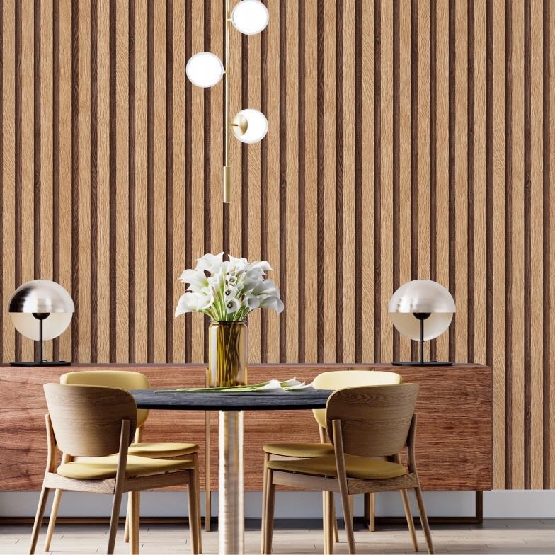 Jual Wallpaper Motif Kayu Panel Wallpaper Motif Kayu 10 Meter x 45 cm ...